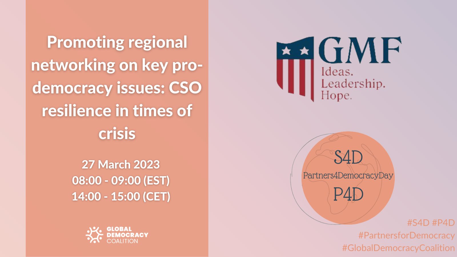 Promoting regional networking on key pro-democracy issues: CSO ...