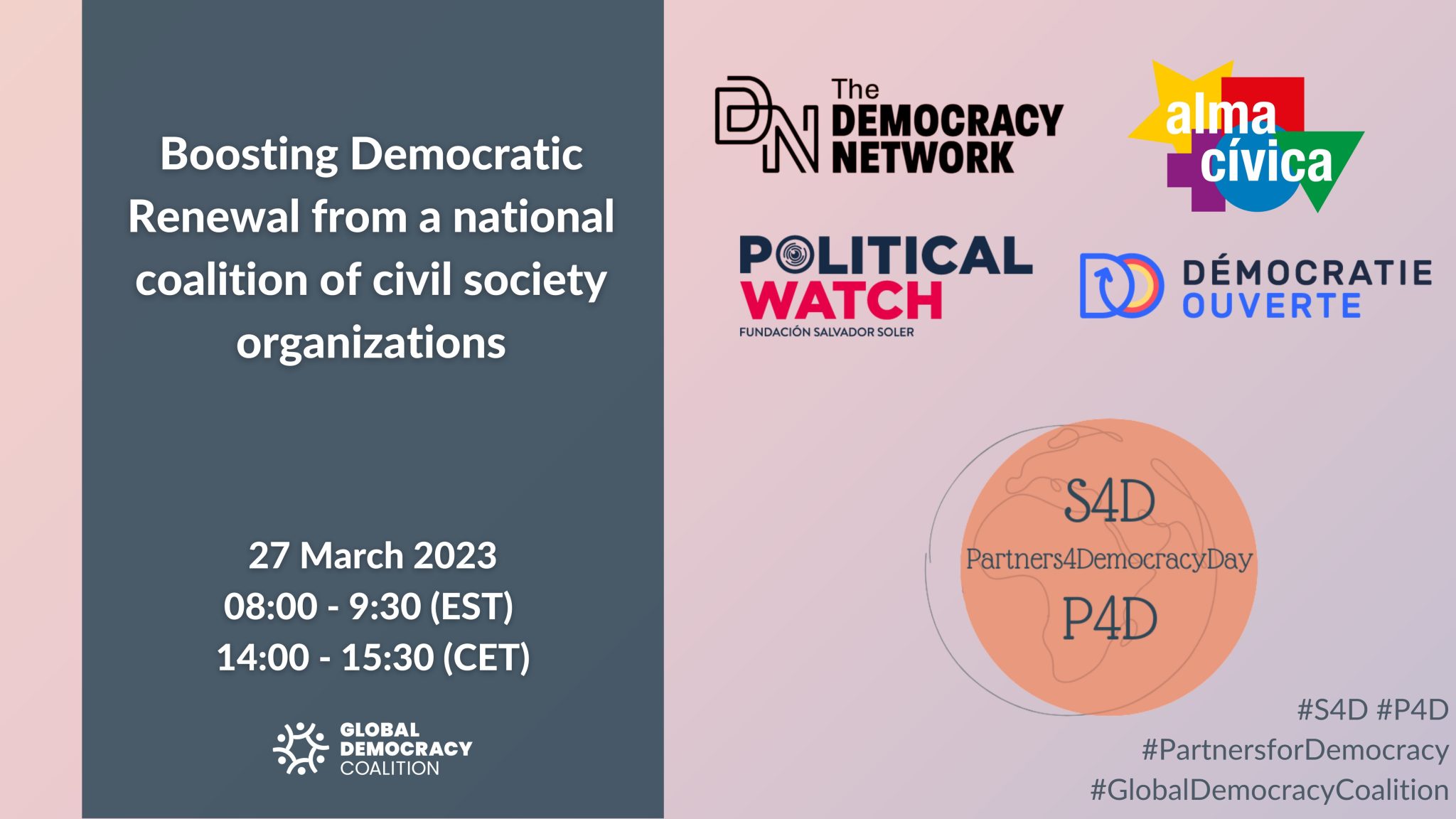 Boosting Democratic Renewal from a national coalition of civil society ...