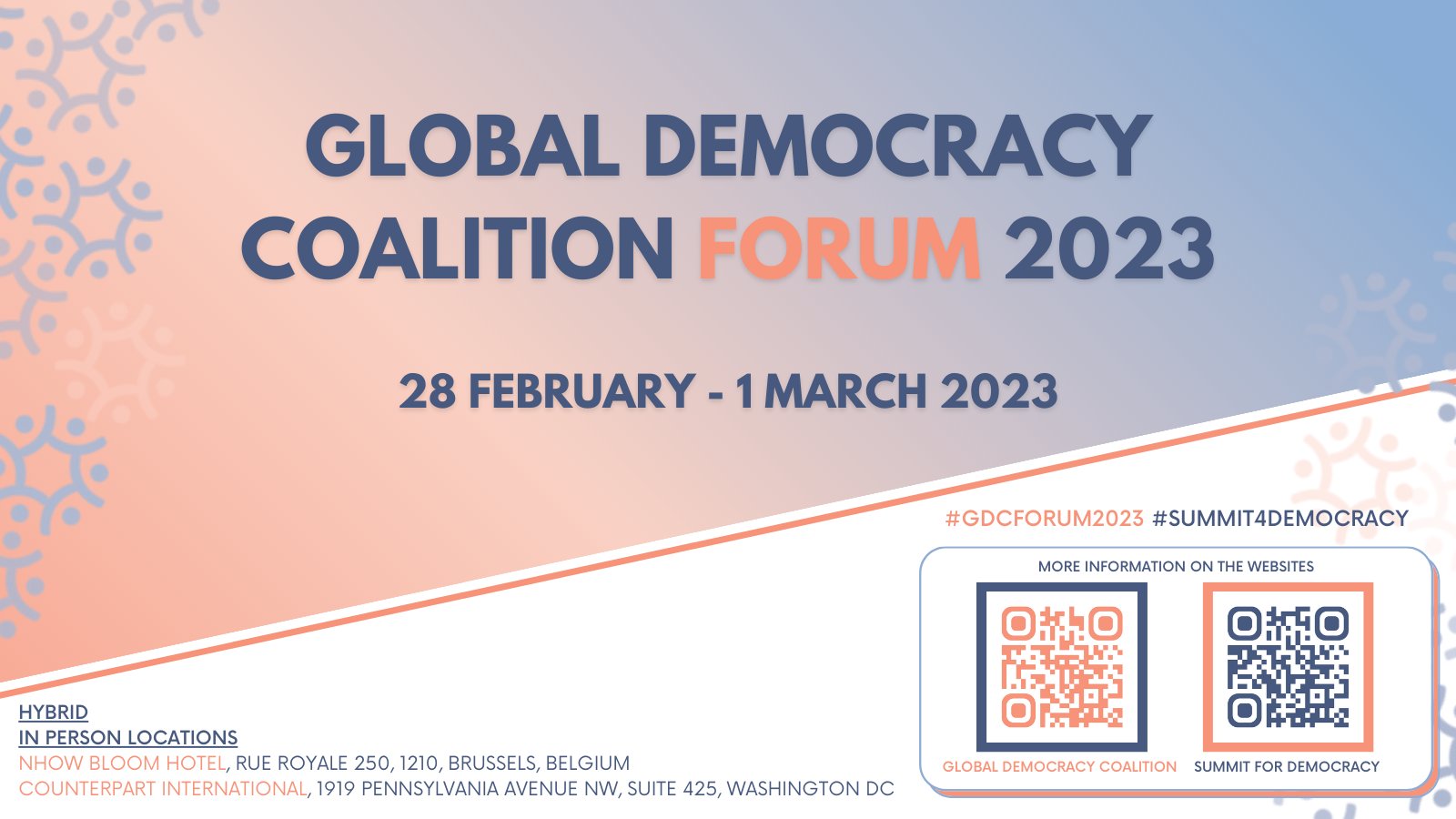 Videos from the 2023 GDC Forum – Global Democracy Coalition