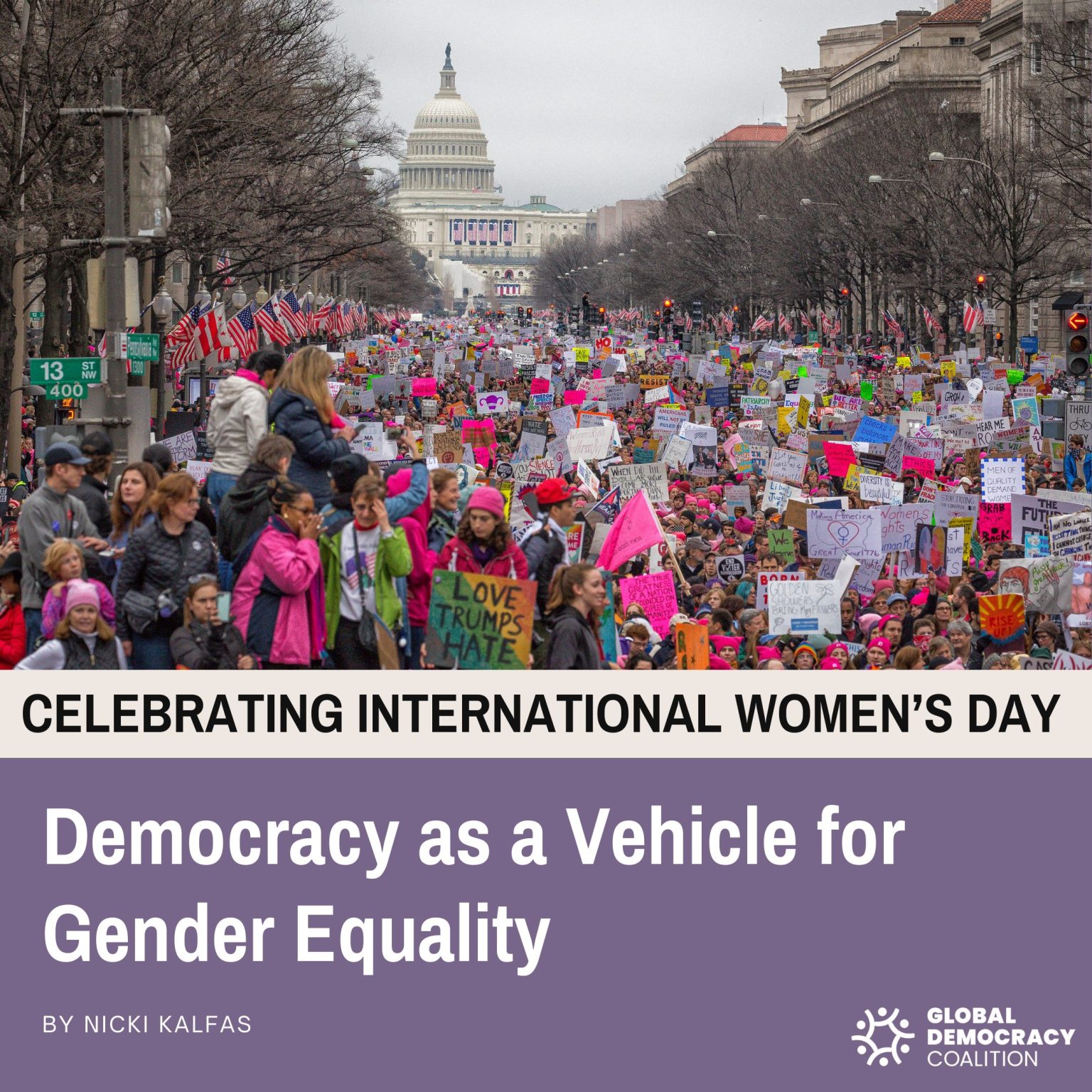 Democracy as a Vehicle for Gender Equality – Global Democracy Coalition