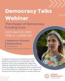 Democracy Talks 2025: A Roadmap for Global Democratic Action – Global Democracy Coalition